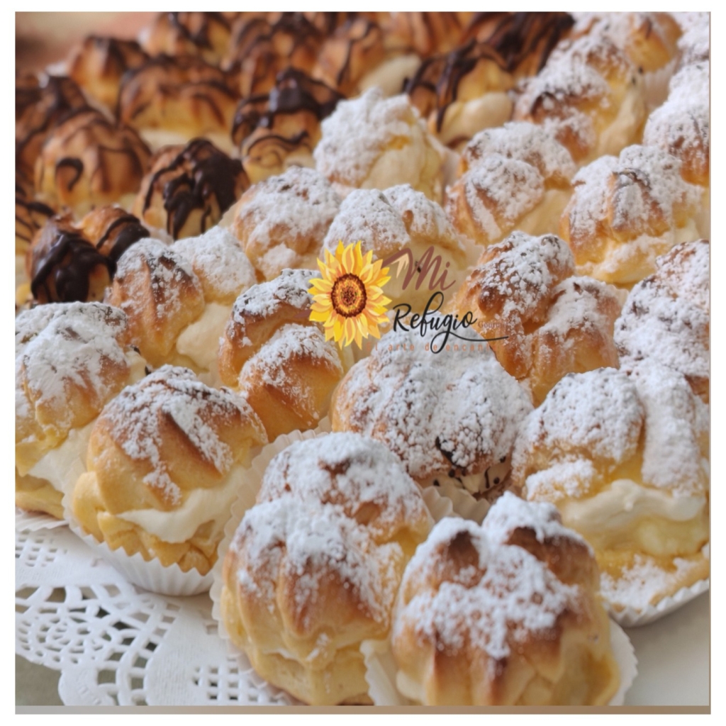 Mini profiteroles - Mi Refugio Gourmet